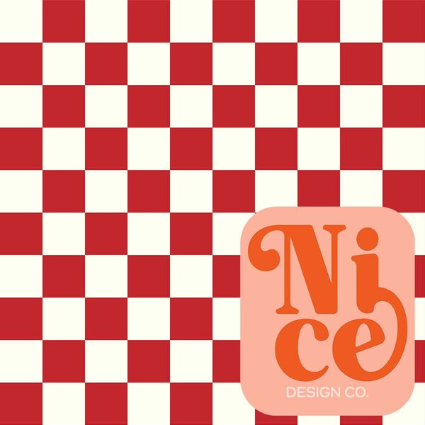 Red Checkers - Etsy