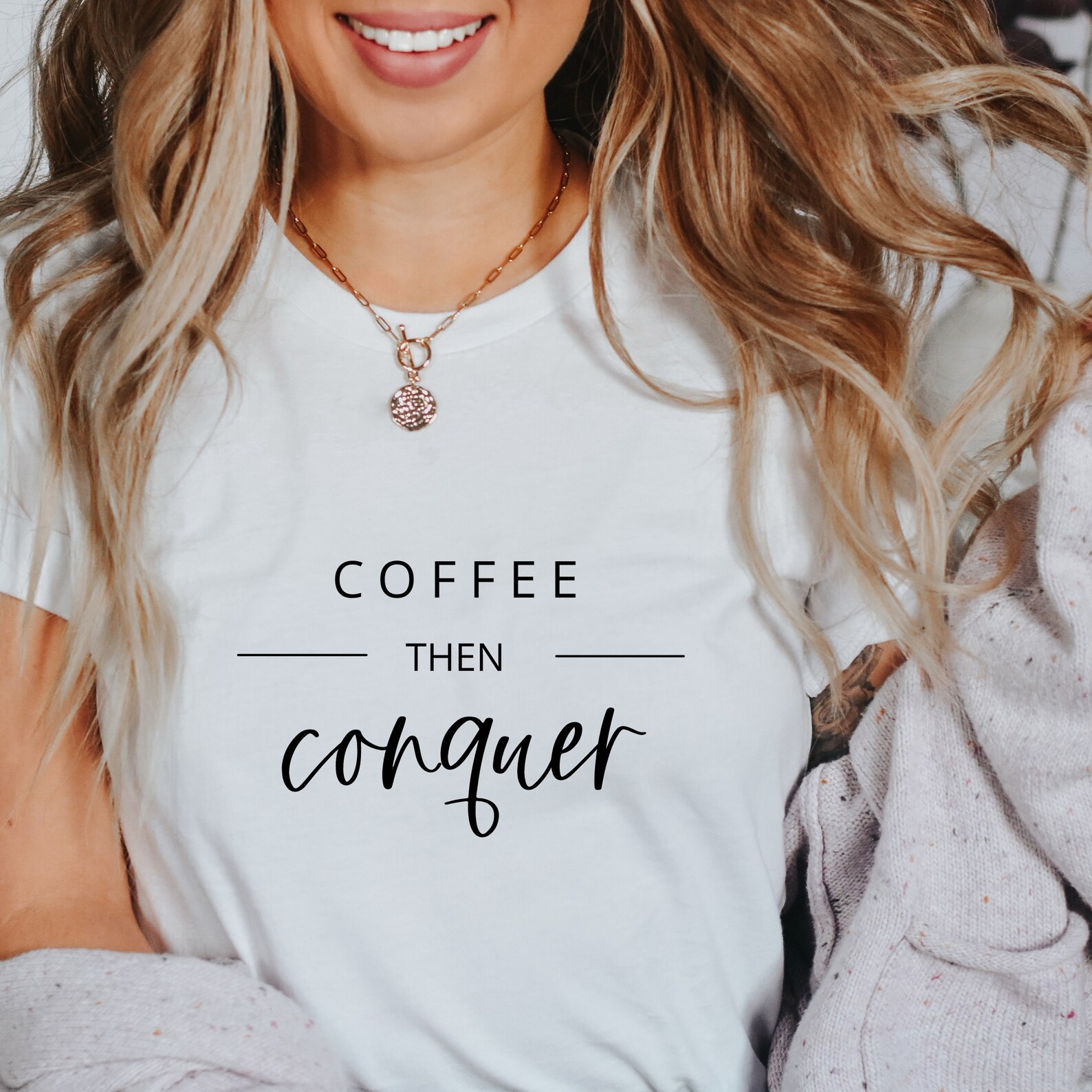 Coffee Then Conquer SVG, Coffee SVG, Motherhood Svg, Mom Svg, Mama Svg ...