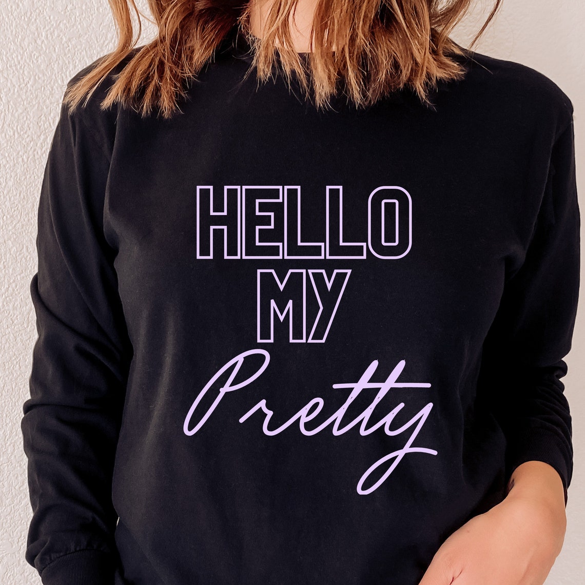 Hello My Pretty Svg Hello Svg Pretty Svg Inspirational Svg - Etsy