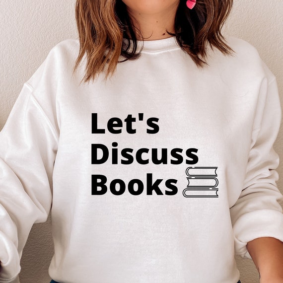 Lets Discuss Books SVG Books SVG Bookstagram SVG Book Lover - Etsy