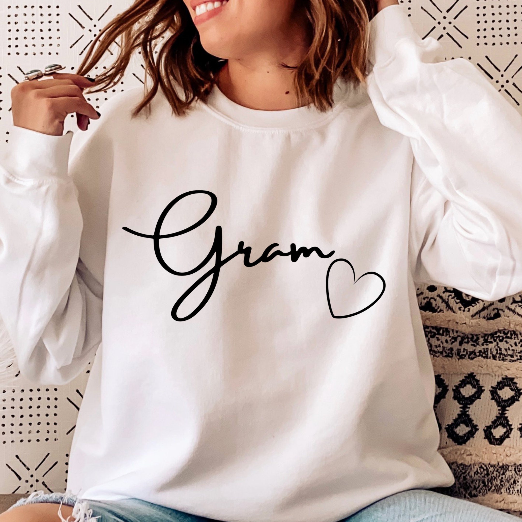 Gram SVG, Gram Cut File, Blessed Gram Svg, Heart Svg, Mothers Day Svg ...