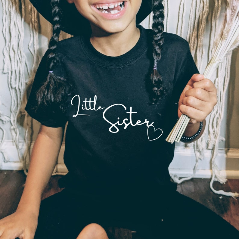 Little Sister SVG, Sister SVG, Daughter Kids SVG, Kids T-shirt Svg ...