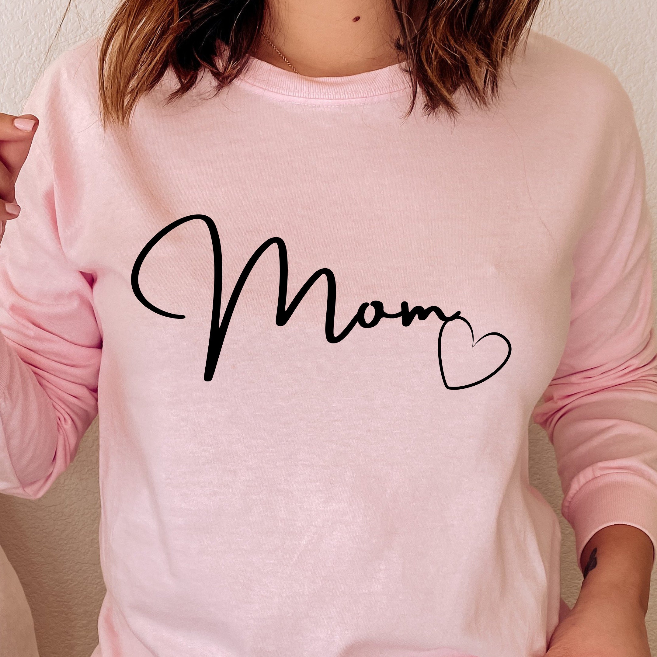 Mom SVG, Mom Cut File, Blessed Mom Svg, Heart Svg, Mothers Day Svg ...