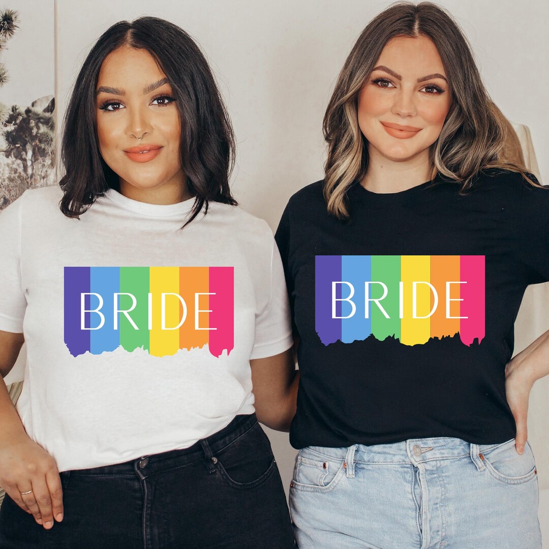 LGBTQ Pride Bride SVG: Gay Wedding Bachelorette Party (digital Download ...