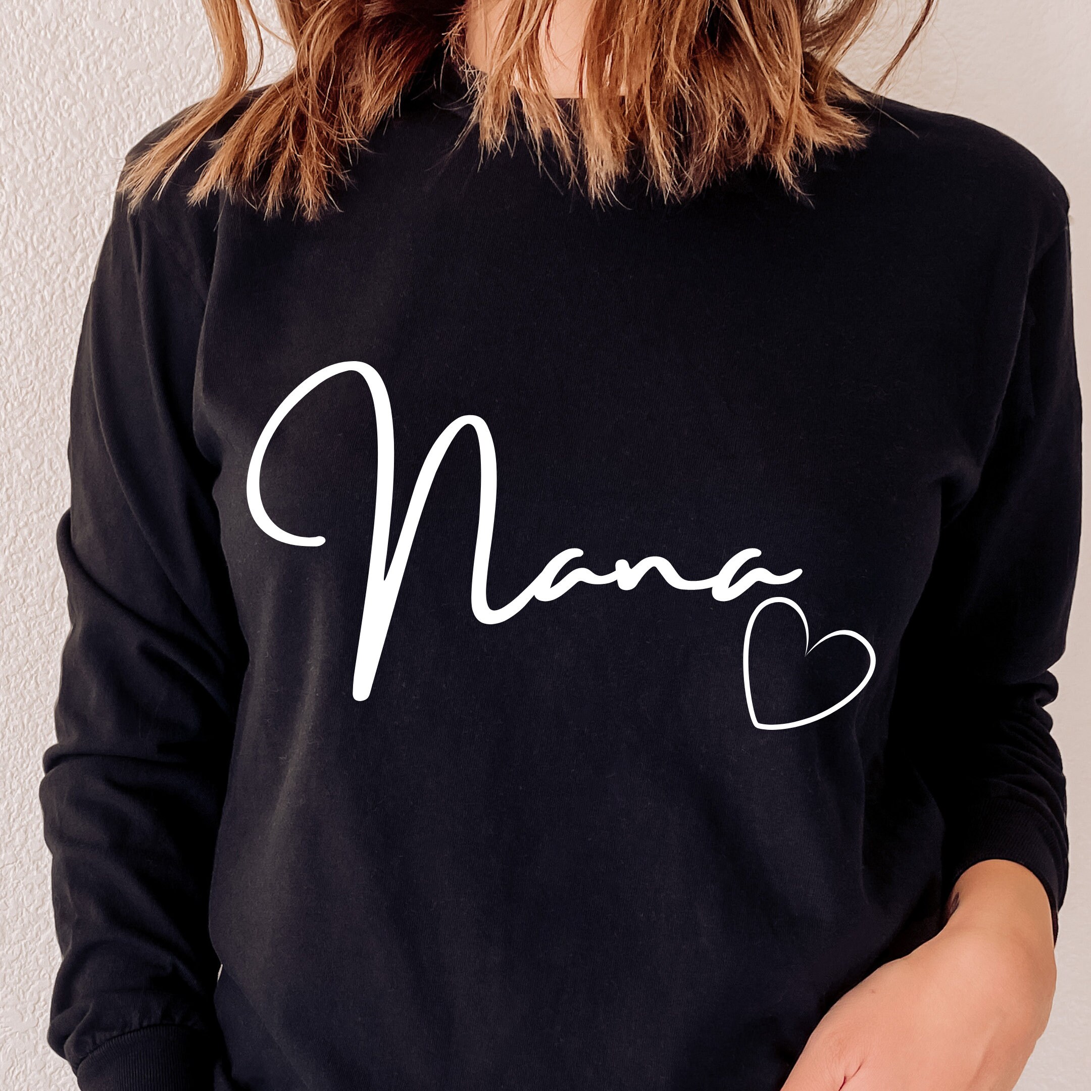 Nana SVG Nana Cut File Blessed Nana Svg Heart Svg Mothers - Etsy