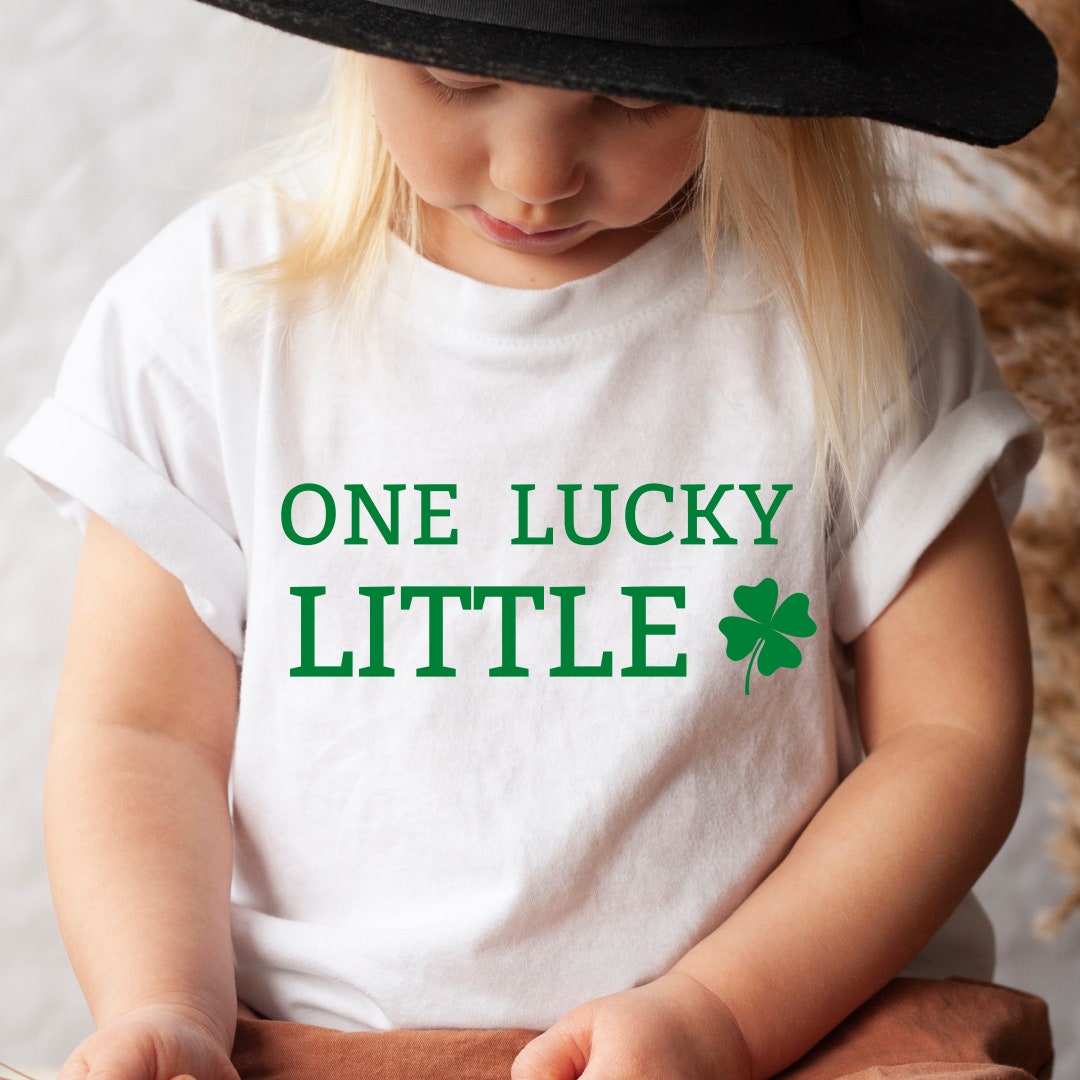 One Lucky Little SVG: St Patricks Day Kids T-shirt (digital Download ...
