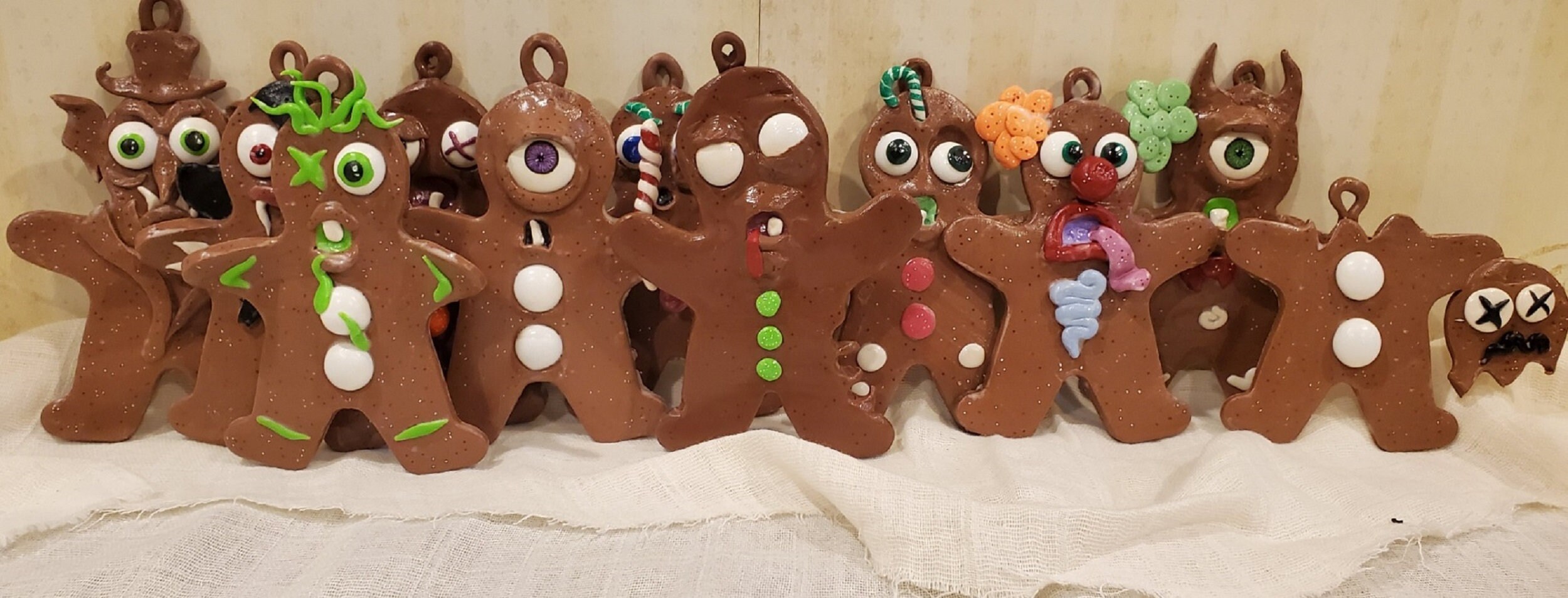 Gingerdread Men-exhibit: O76 Clarence the Clopped Eyed - Etsy UK