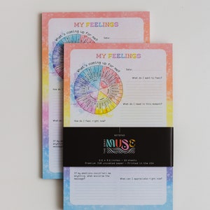 My Feelings Notepad, Journaling Pad, Emotional Tracker, Self-care ...