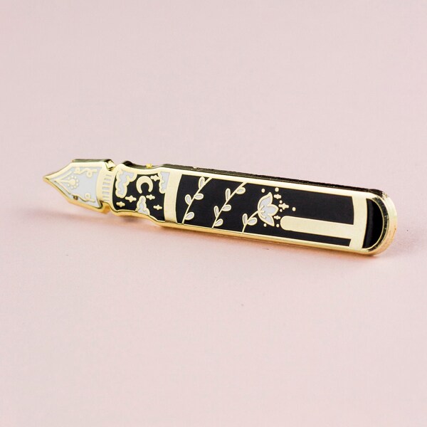 Writer Enamel Pin - Etsy