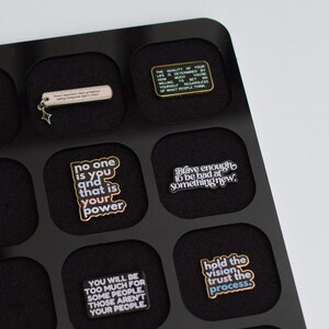 Brave Enough Text Enamel Pin, Gold Pin, Mental Health Quotes, Feelings ...