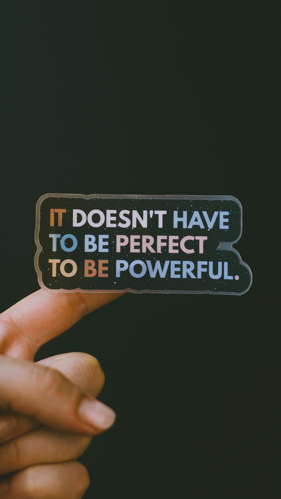 RETIRING Doesn't Have to Be Perfect Matte Sticker, Mental Health Gift ...