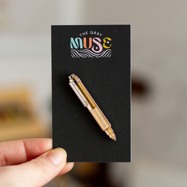 Writer Enamel Pin - Etsy