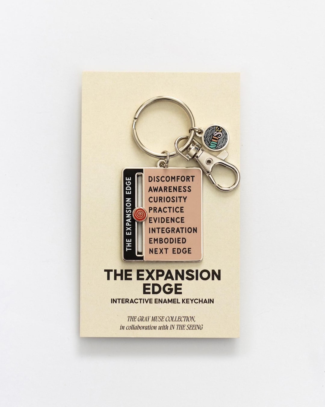The Expansion Edge Slider Interactive Enamel Keychain - Etsy