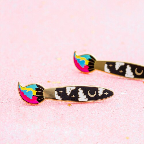 Vampire Enamel Pin - Etsy