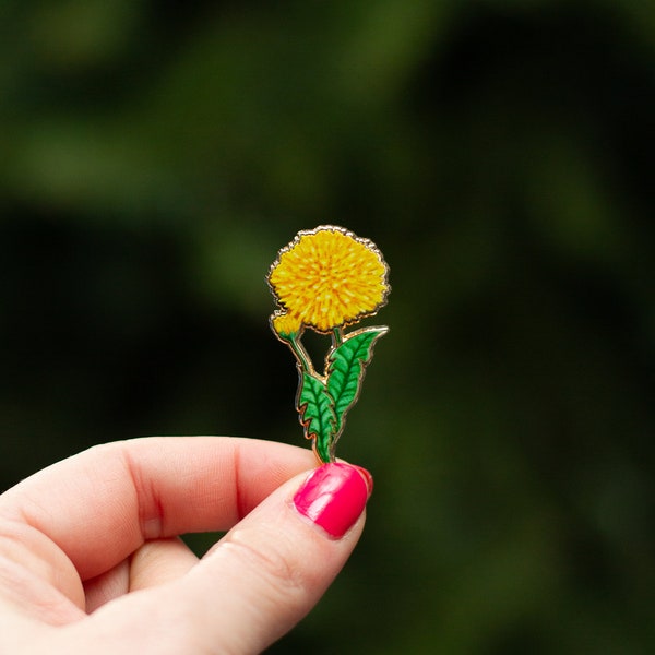 Dandelion Brooch - Etsy