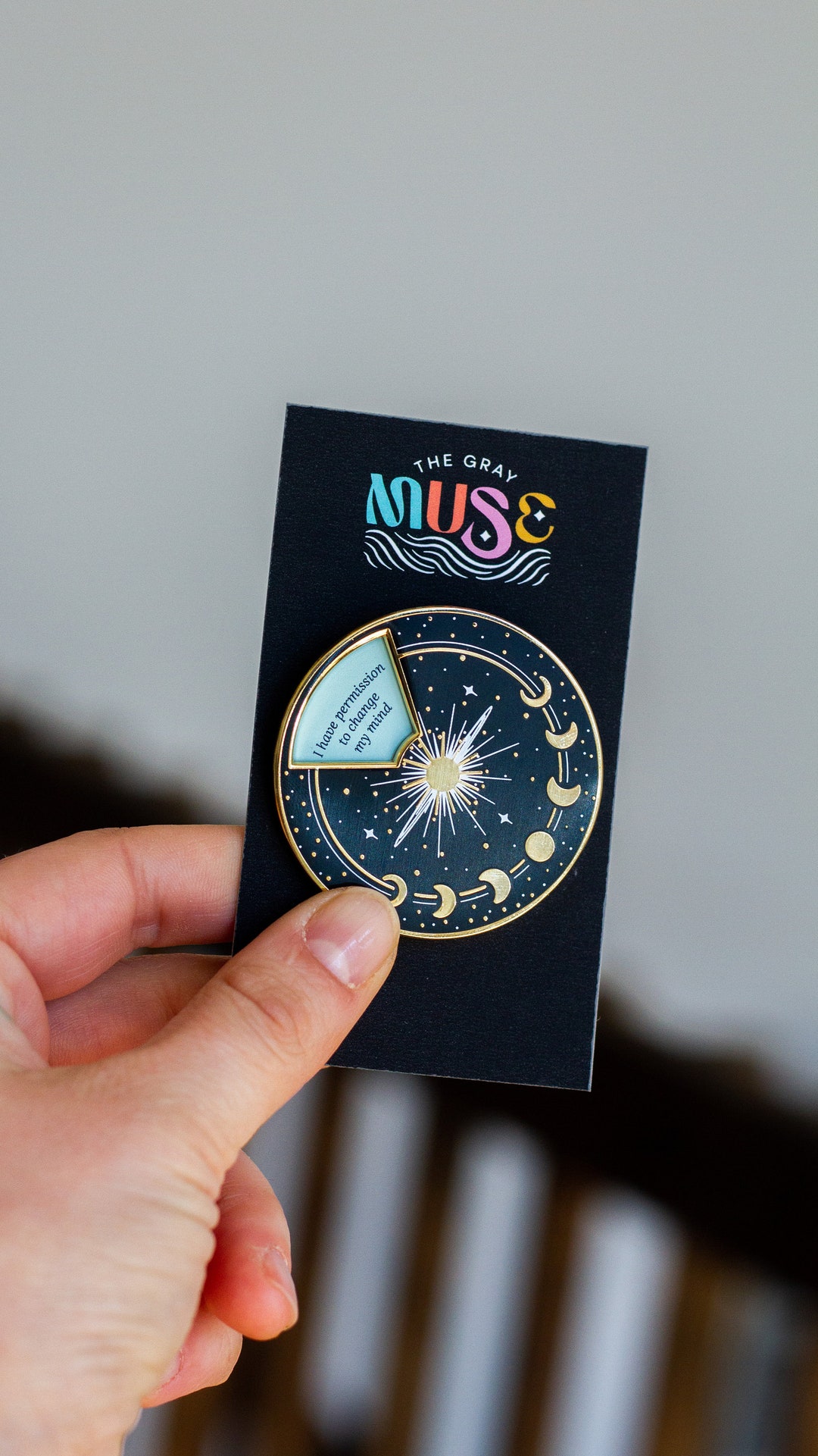 PREORDER Bold Affirmations 3 Interactive Spinning Enamel Pin, Mental ...