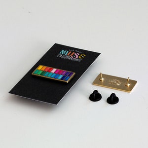 Watercolor Palette Enamel Pin, Artist Lapel Brooch - Etsy