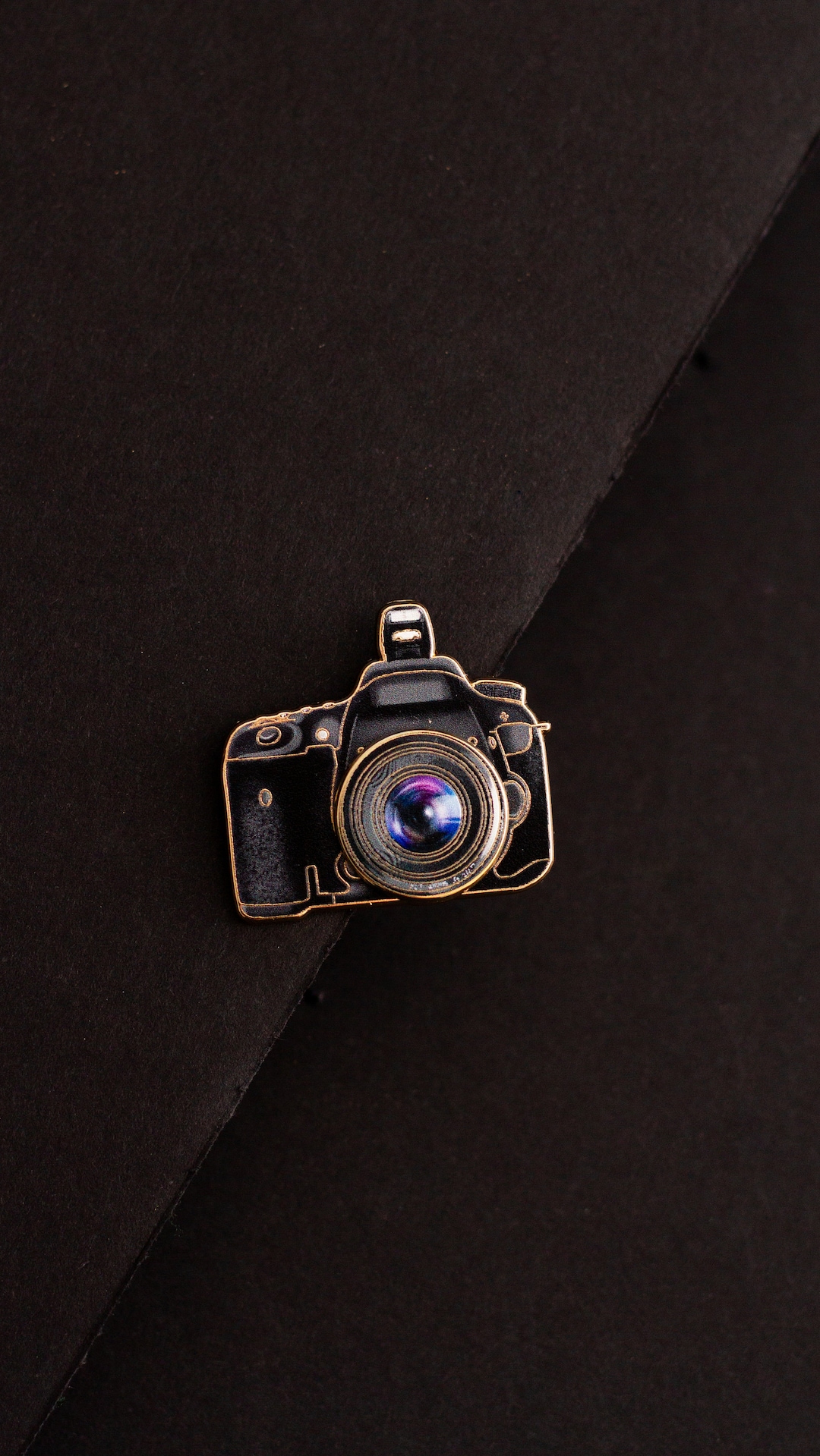 DSLR Camera Interactive V2 Enamel Pin, Photography Brooch, Lapel ...