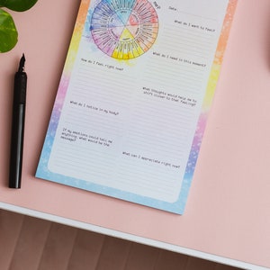 My Feelings Notepad, Journaling Pad, Emotional Tracker, Self-care ...