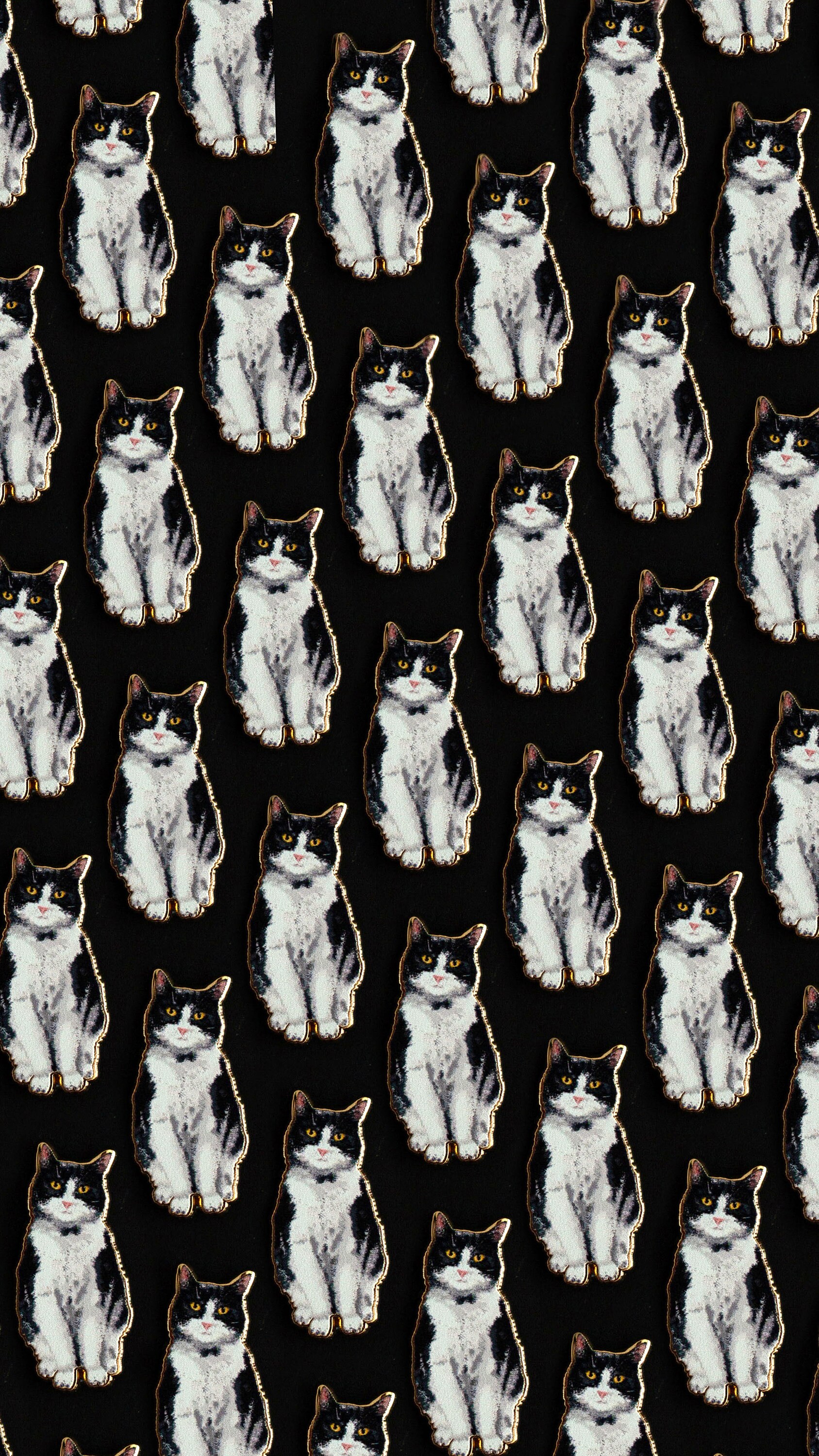 RETIRING Tuxedo Cat Enamel Pin, Animal Lover Pins, Pet Lover Gift ...