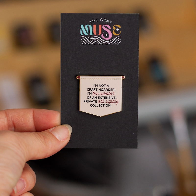 Creative Enamel Pin - Etsy