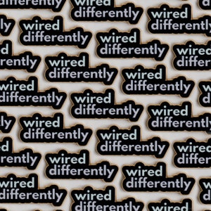 Wired Differently Enamel Pin, Mental Health Awareness, Gold Plated - Etsy