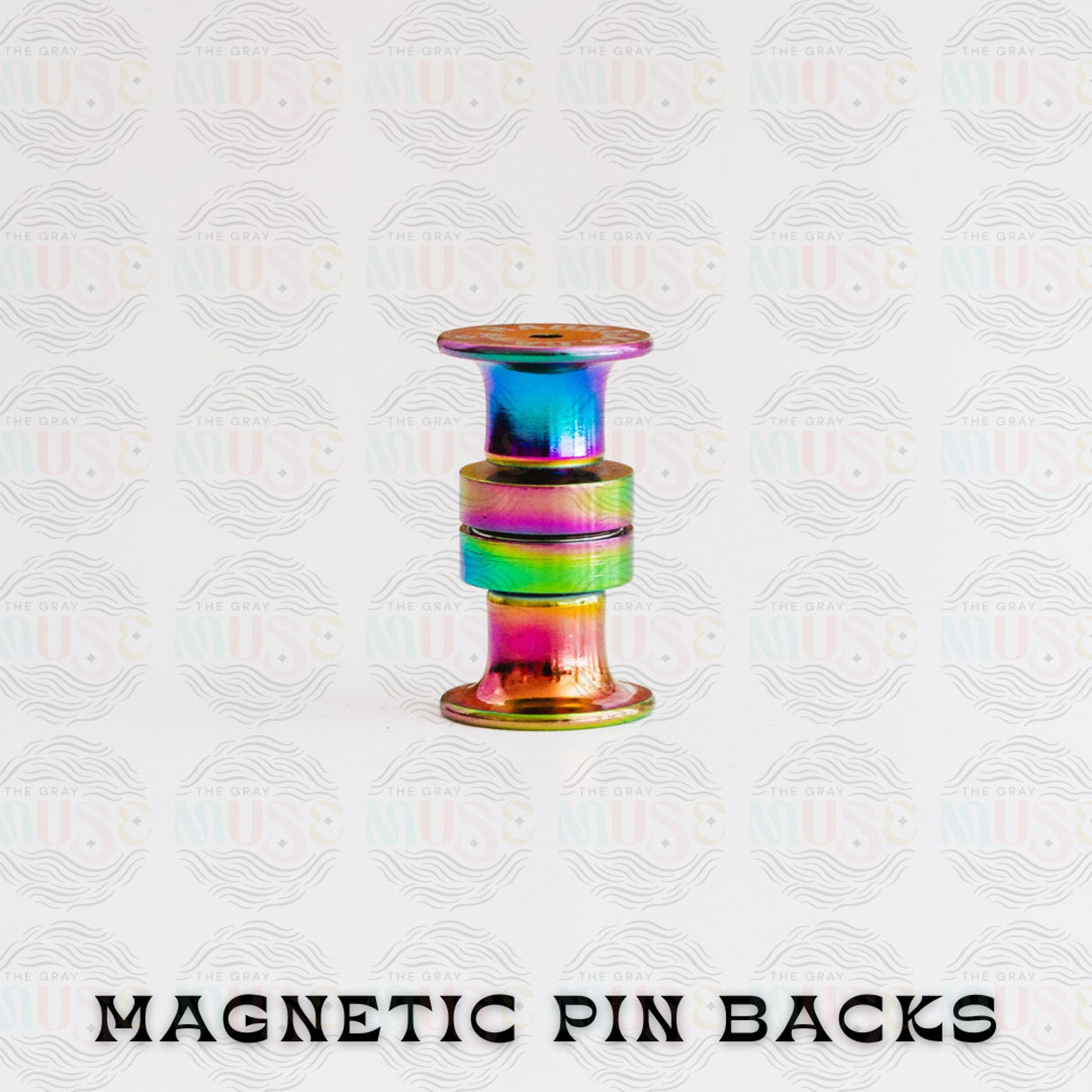 Deluxe MAGNETIC Locking Pin Back for Enamel Pins (rad Backs), Set of 2 ...