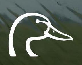 Duck Vinyl Decal Sticker (set of 2) - 5" White Die-cut - Etsy