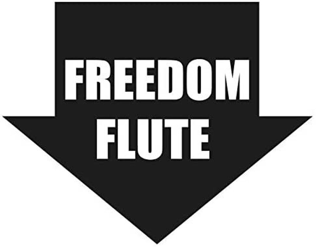 Freedom Flute Vinyl Decal: Black Arrow 5" - Decal Sticker (set of 2 ...
