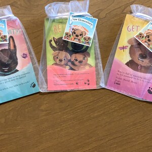Paw Elementary Encouragement Card Set - Etsy