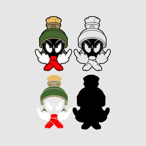 Marvin the Martian SVG Marvin Vector Dxf Eps Pdf Instant - Etsy