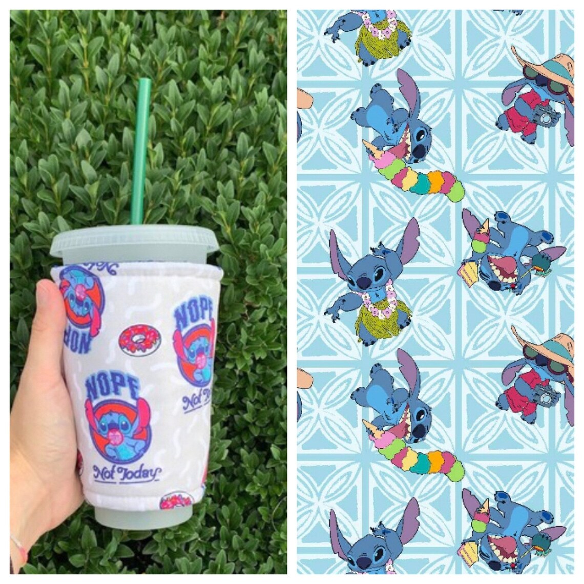 Stitch From Lilo and Stitch Donut Not Today Insulated Iced - Etsy