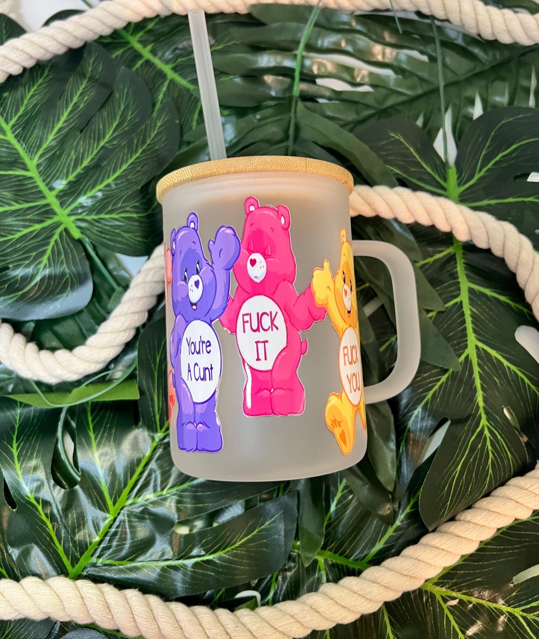 Swear Bear Mug, Swear Bear Cup, Coffee Cup, Coffee Mug, 17oz - Etsy