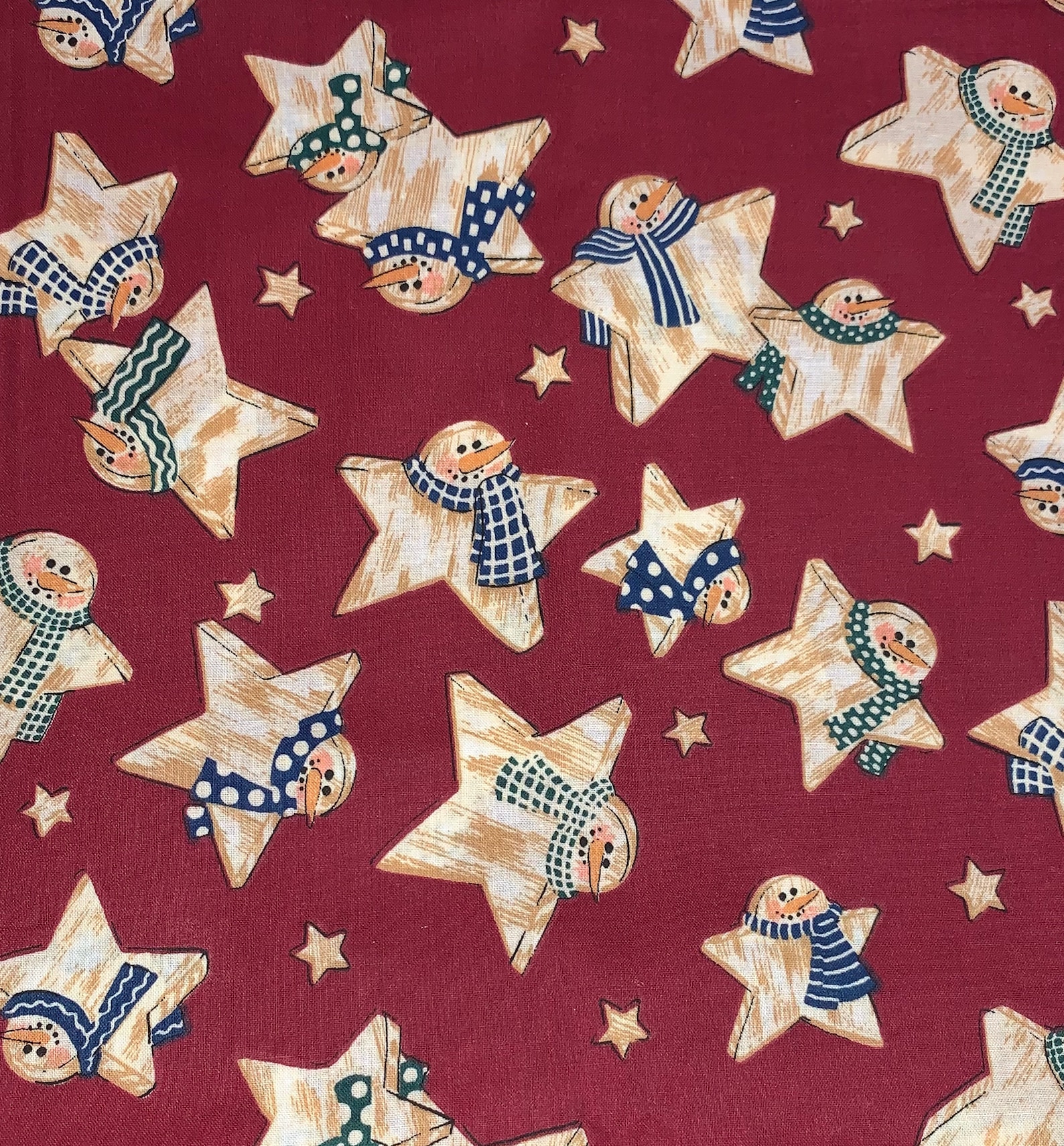 Snowman Flannel and Star Snowman Cotton Insulated Iced Coffee - Etsy