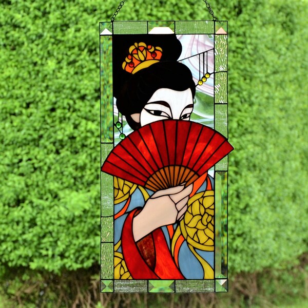 Stained Glass Fan - Etsy