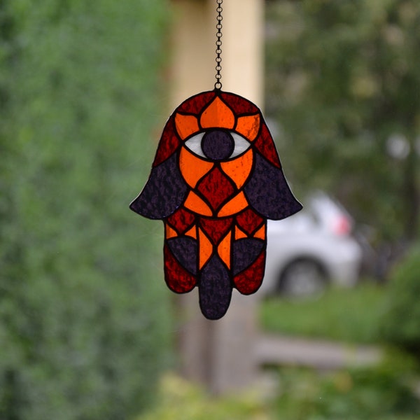 Fatima Hand Stained Glass - Etsy