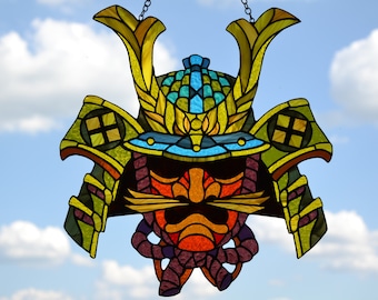 Samurai Glass Art - Etsy