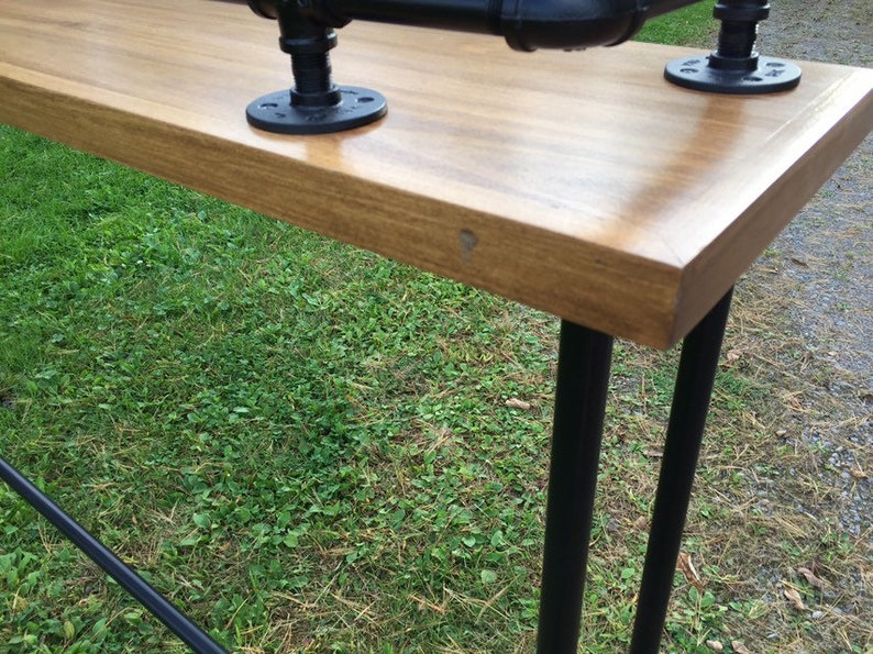 6' Industrial Pipe and Wood, Bar Height, Breakfast Bar, Sofa Bar ...