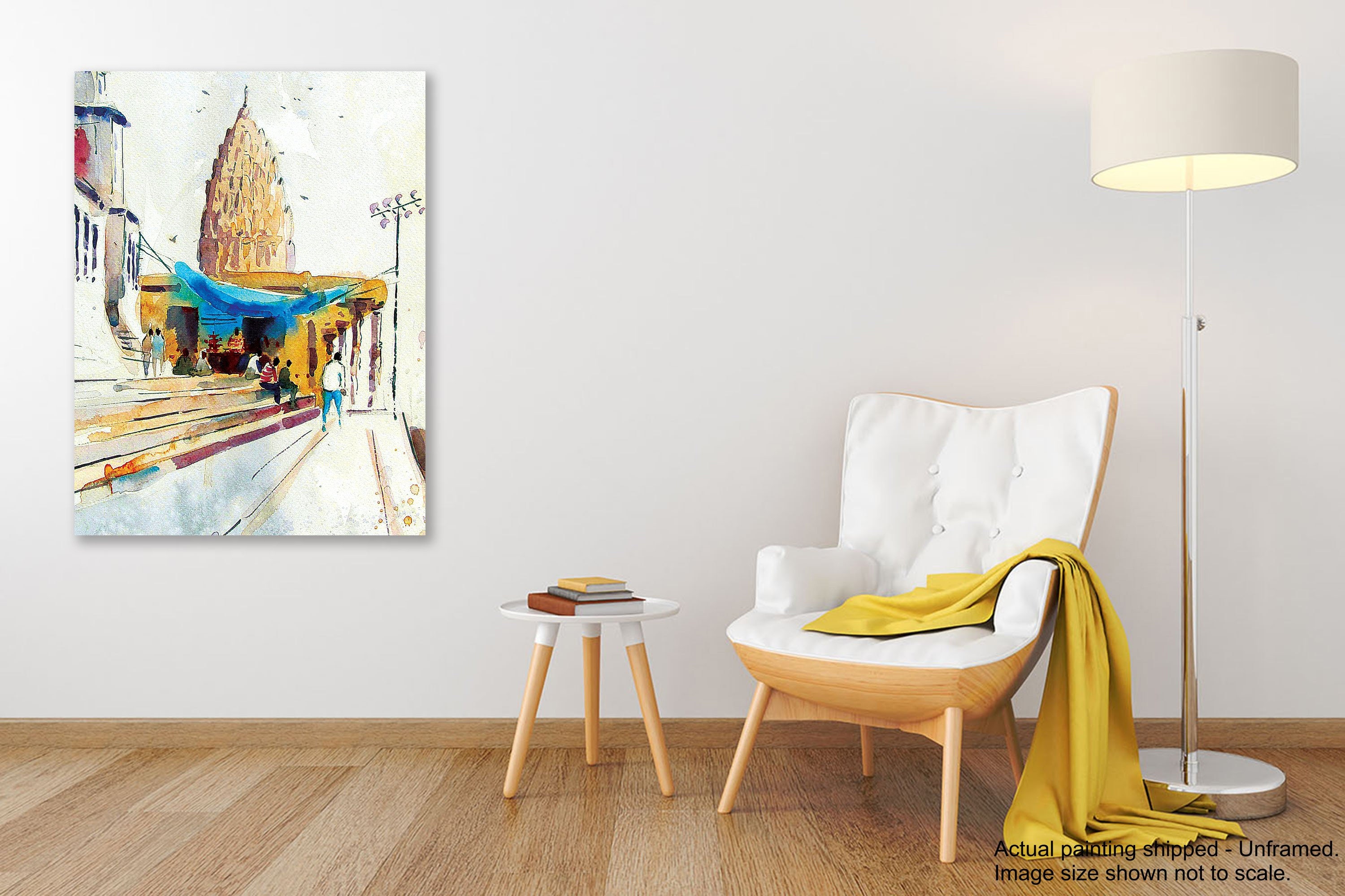 Varanasi Ghat Holy River Ganges Canvas Print Wall Art - Etsy