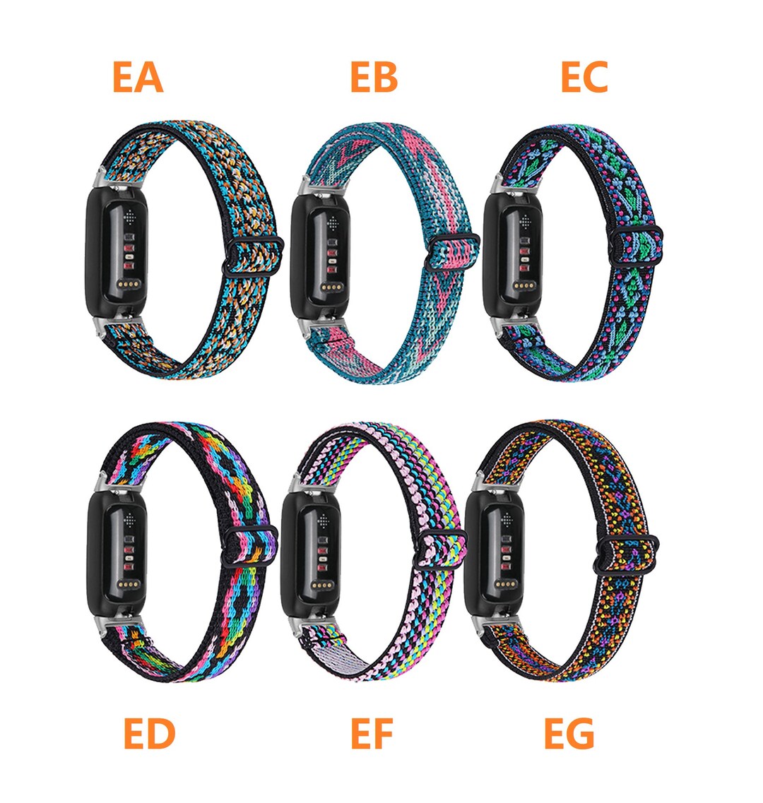 Custom Fitbit Luxe,fitbit Inspire 3/2/HR Bands, Elastic Breathable ...