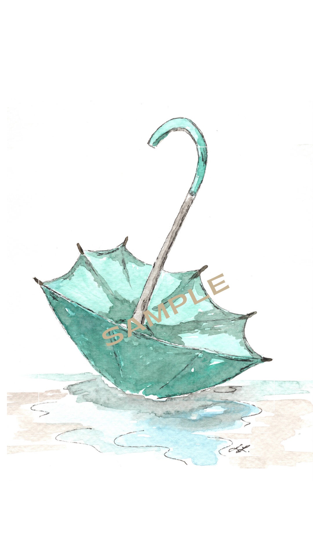 Rain And Puddle Drawings