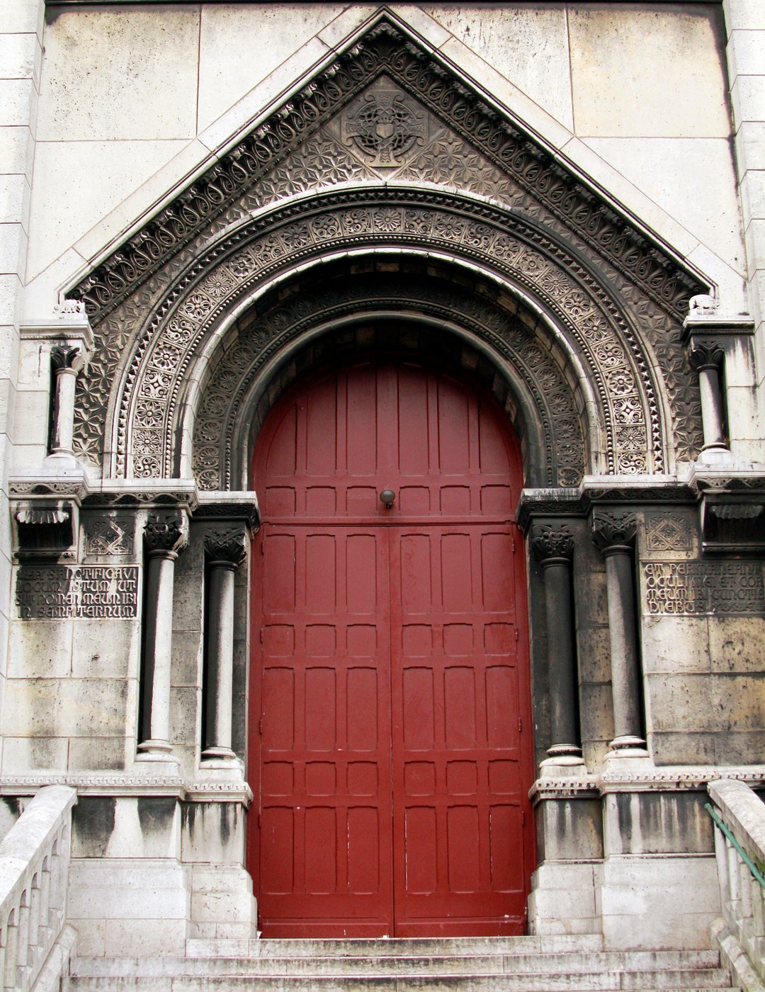 Instant Download, Paris, France, Europe, French, Red Door, Church ...