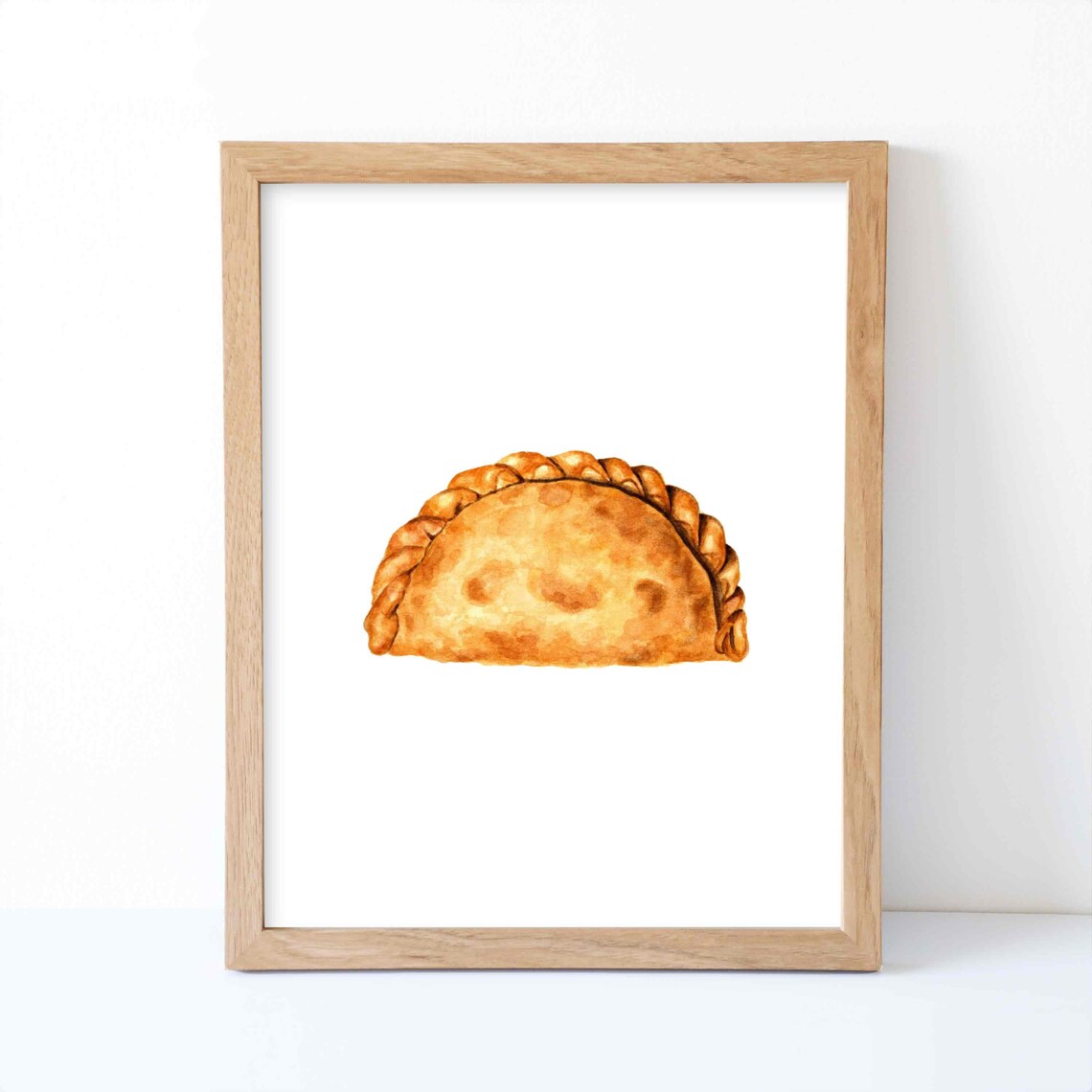 Watercolor Empanada Print, Kitchen Food Art, Original Artwork - Etsy