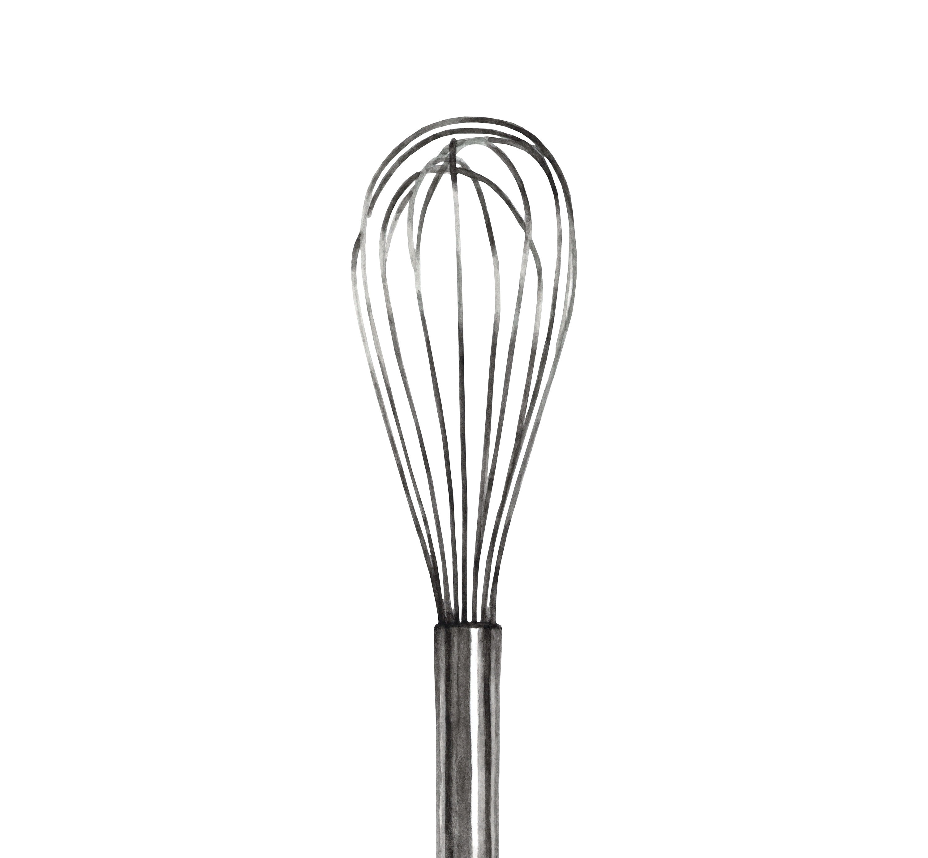 Watercolor Whisk Print, Kitchen Wall Decor, Food Art Illustration - Etsy