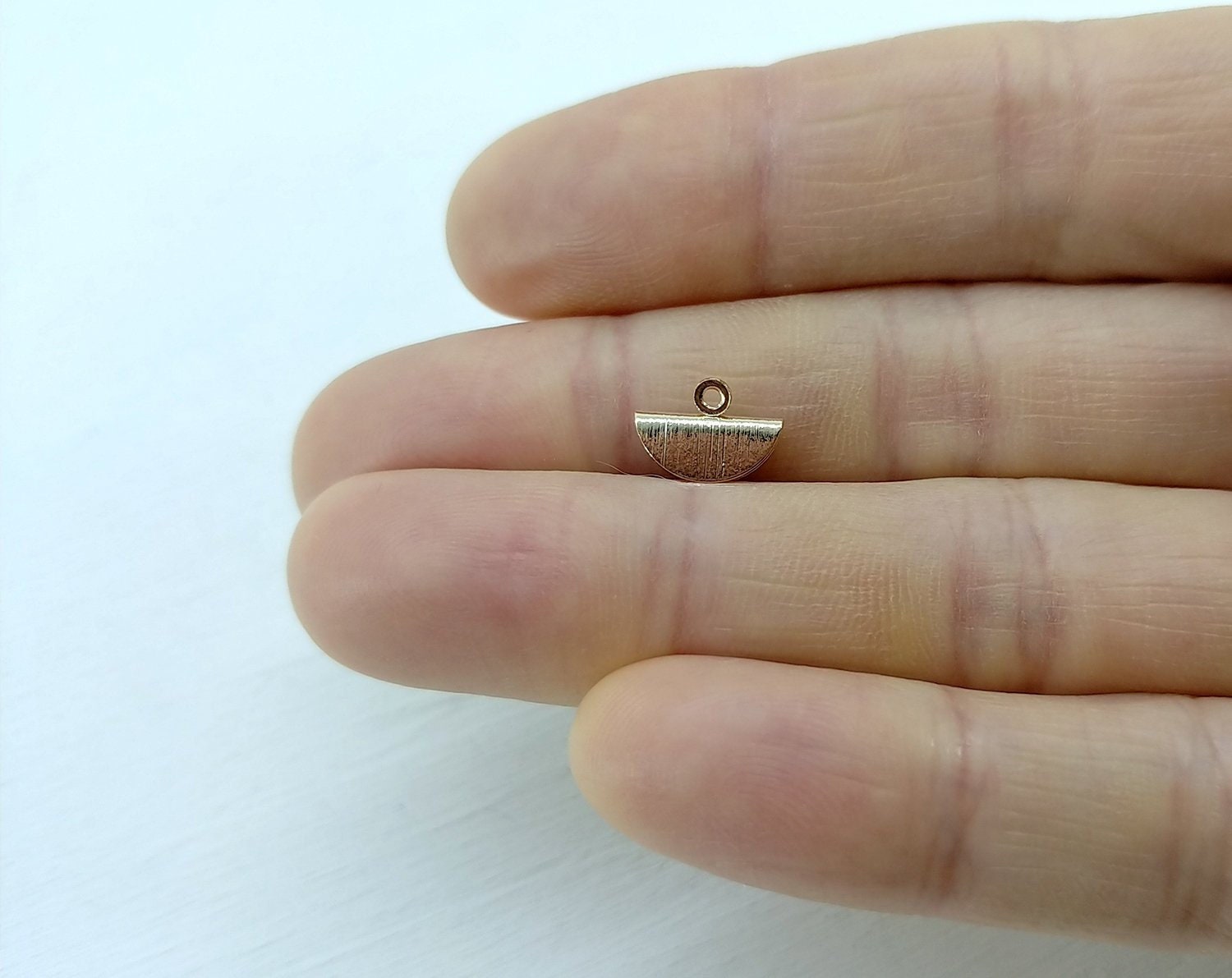 10 Pcs 10mm Fan Cap Gold Plated Cap Private Cap Tassel | Etsy