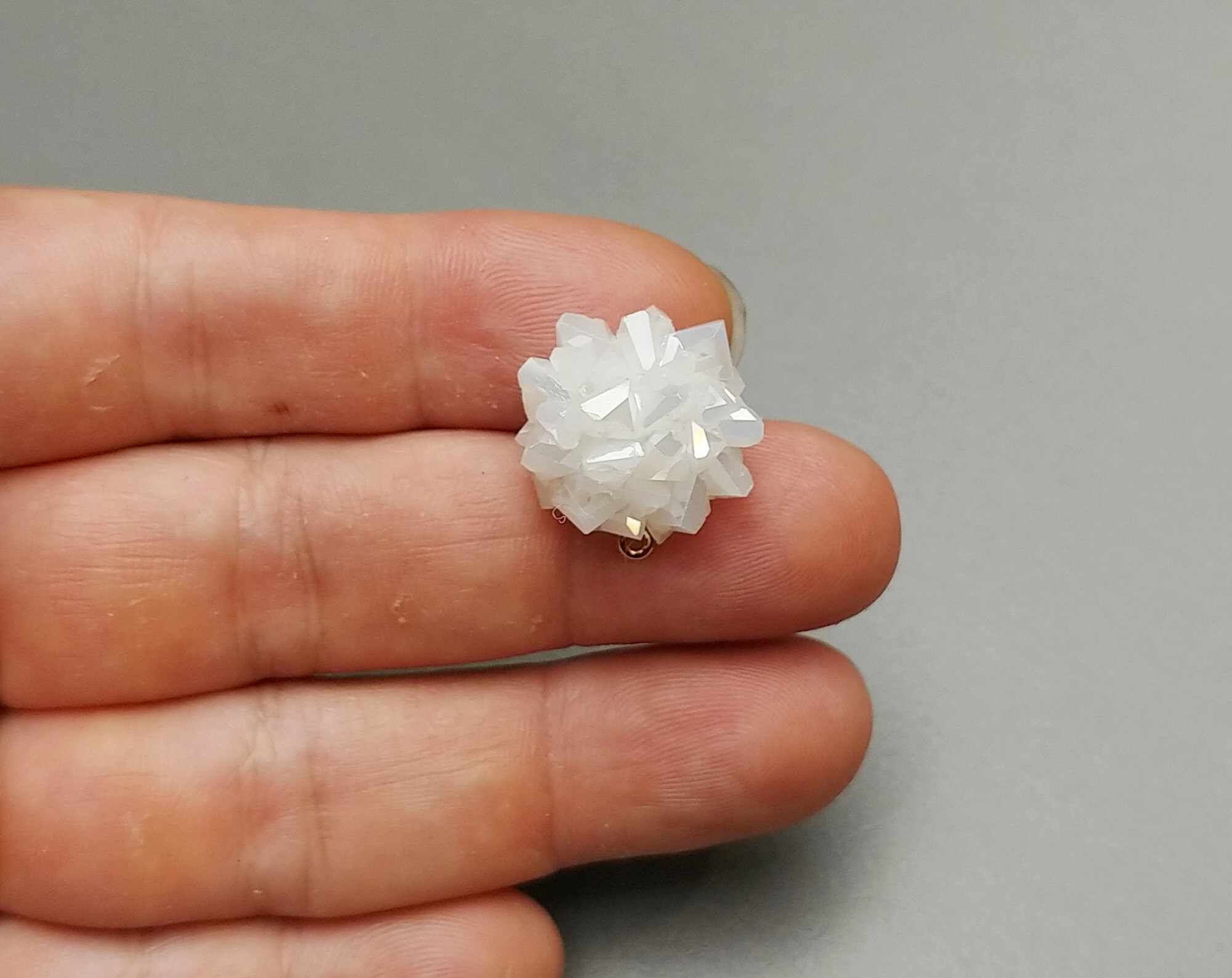 2 PCS Rose Pink 20mm Star Stud Shining Glass Crystal Beads - Etsy