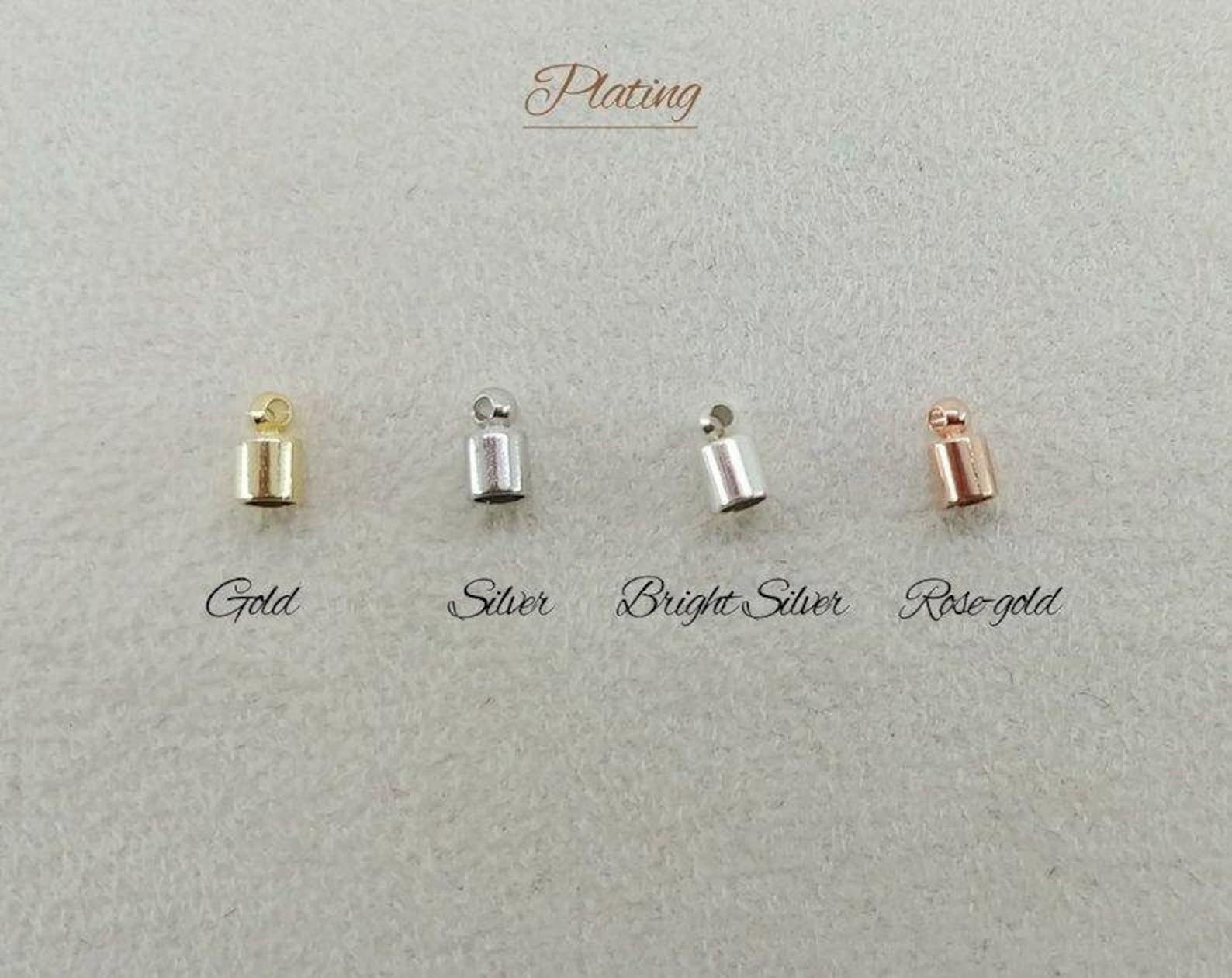 4pcs 0.5 Cotton Tassel Brass End Cap Pink Red Theme - Etsy