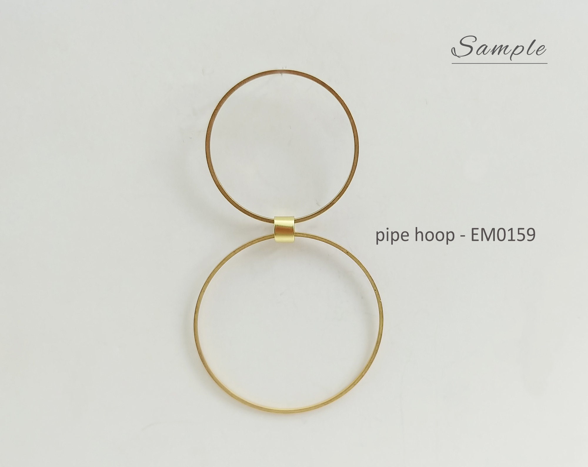 10 PCS - 7.5 X 4 Mm Gold Plated Brass, C Shape Basic End Cap, Basic ...