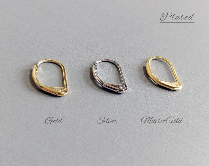 2 PCS 14 X 9 Mm Gold Plated Brass Lever-back Earring - Etsy