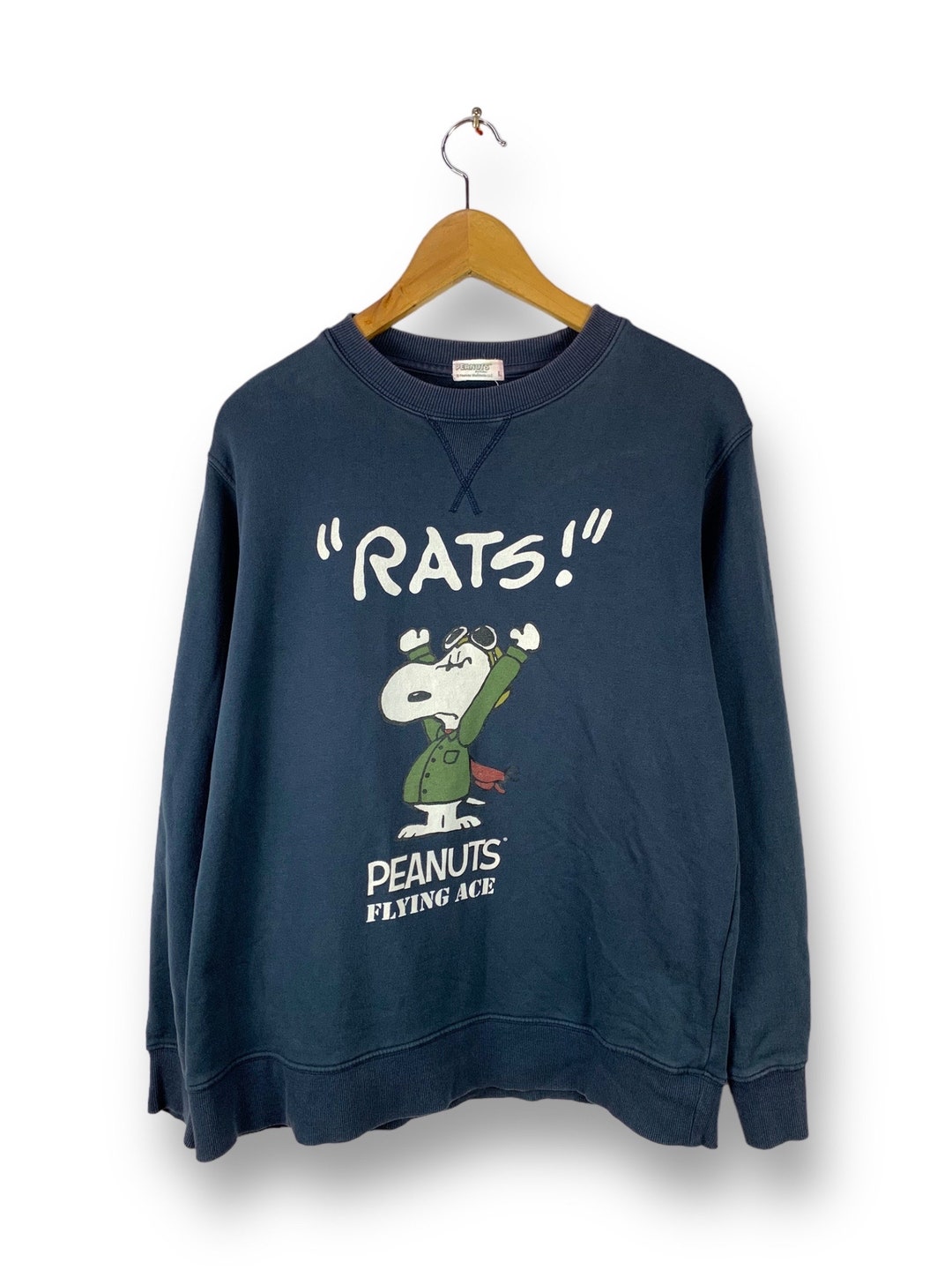 Steals Snoopy Peanuts Military Flying Ace Sweatshirt - Etsy